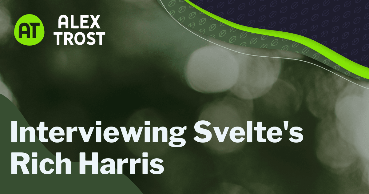 Interviewing Svelte's Rich Harris